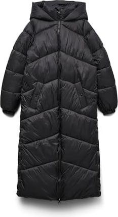 Vero Moda TALL VMUPPSALA Manteau long pour femme Noir Taille M, Noir, M/tall