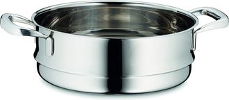 KELA Kela Dämpfeinsatz Flavoria 20cm 7,5cm H 18/10 Edelstahl Poliert 2,95kg Induktionsherd geeignet