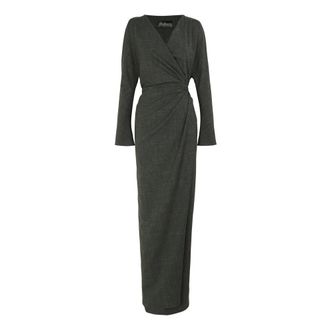 Cortana Zeit- gr&uuml;nes Jacquard-Wickelkleid - - Dresses - Damen - Gr&uuml;n - 2XS
