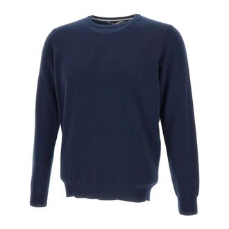 KANGRA Homme, Pulls, Bleu, Taille: L Pull ras du cou en cachemire