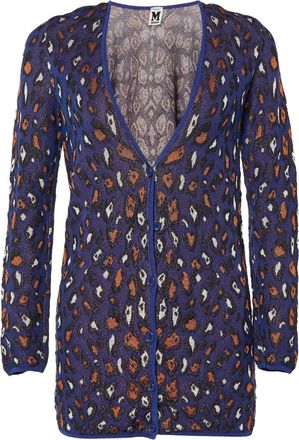 Missoni cardigan &agrave; motif intarsia - Violet