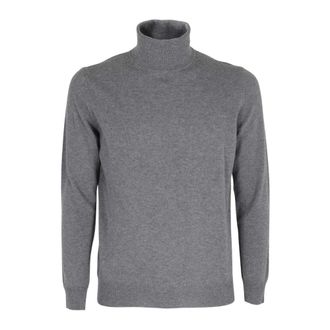 KANGRA Luxuri&ouml;ser Geelong Wollpullover - - Knitwear - Herren - Grau - 2XL