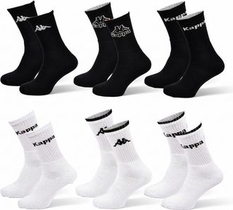 Kappa Chaussettes SPORT CREW - Pack de 6 Paires 13321504X6