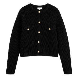 Suncoo Damen, Strickwaren, Schwarzk, SGr&ouml;&szlig;e