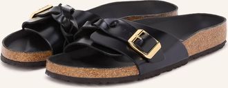 Birkenstock Pantoletten Oita Braided schwarz