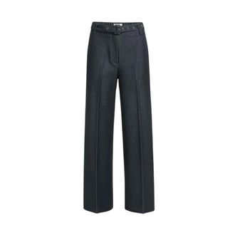 YaYa Gewebte Marlenehose - - Trousers - Damen - Schwarzk - M