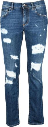 Dolce & Gabbana Homme, Jeans, Bleu, Taille: XS Jeans Slim-fit