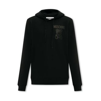 Moschino Homme, Sweatshirts et sweats &agrave; capuche, Noir, Taille: L V1727 SweaT-shirt