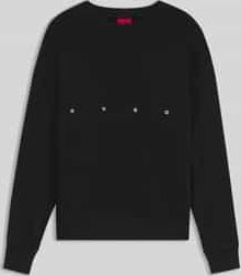 HUGO BOSS Oversize Sweatshirt mit R&uuml;cken-Print