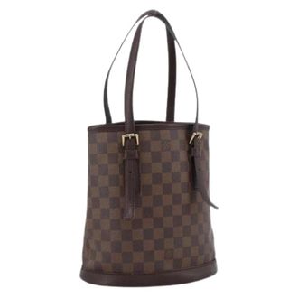 Louis Vuitton Pre-owned Bucket Bag Damier Ebene Canvas - - Pre-owned - Damen - Braun - ONE SIZE