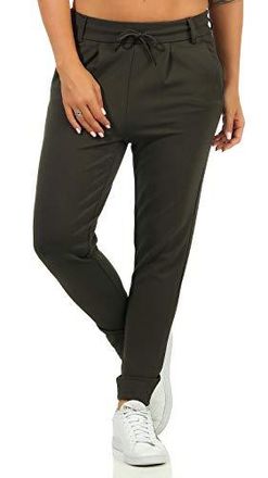 Only Only Onlpoptrash Easy Colour Pant PNT Noos Pantalons, Peat 01, S / 34L Femme