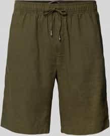 Tommy Hilfiger Relaxed Fit Shorts aus Leinen-Mix