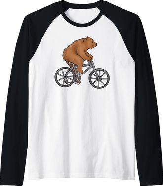 So Cool Designs B&auml;r On A Bike Funny Fitness f&uuml;r B&auml;renliebhaber Raglan