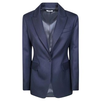P.A.R.O.S.H. Sallia Bi Stretch Jacke - - Jackets - Damen - Blau - M