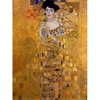 Wee Blue Coo Klimt-Porträt Adele Bloch Bauer Ungerahmter Kunstdruck 30x40 cm