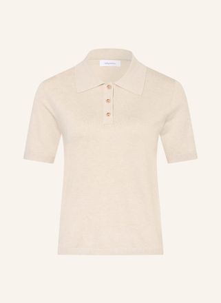 Darling Harbour Darling Harbour Strick-Poloshirt beige