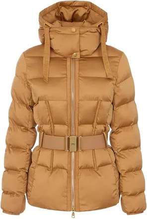 Elisabetta Franchi Blouson Rembourr&eacute; - Marron