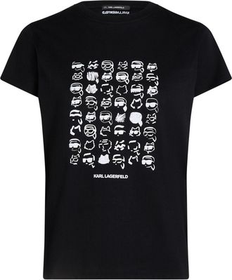 Karl Lagerfeld Ikon T-Shirt - Schwarz