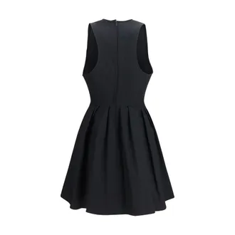 Max Mara Womens Black Cotton Casual Dress