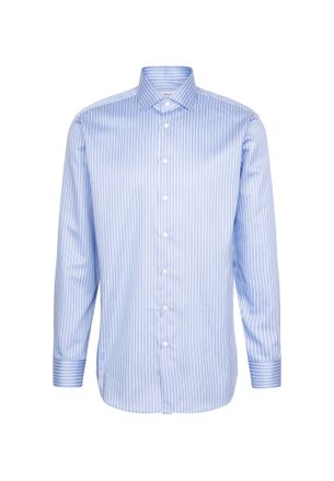 Seidensticker Herren Business Hemd - Regular Fit - B&uuml;gelleicht - Kent-Kragen - Langarm - 100% Baumwolle