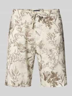 Mc Neal Shorts aus Leinen-Mix mit Eingrifftaschen