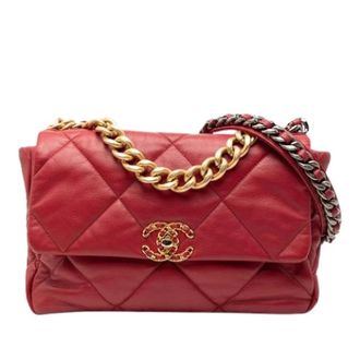 Chanel Sac bandouli&egrave;re vintage Pre-owned - Femme - Pre-owned - Rouge - Taille: ONE Size