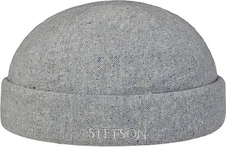 Stetson Bonnet Docker Sustainable Cotton Femme/Homme - Made in The EU Casquette Skull Style avec Revers, Bonnets Docker, Doublure Printemps-ete Printemps Ete 
