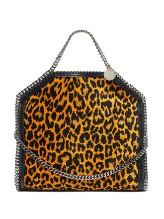 Stella McCartney sac cabas 3Chain à imprimé léopard - Tons neutres