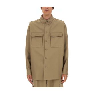 Off-white Oversize Fit Hemd - - Shirts - Herren - Beige - M