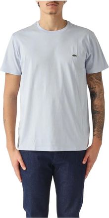 Lacoste Homme, Tops, Bleu, Taille: S T-shirt en coton Pima