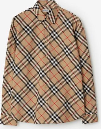 Burberry Baumwollhemd in Check, Size: XXXL