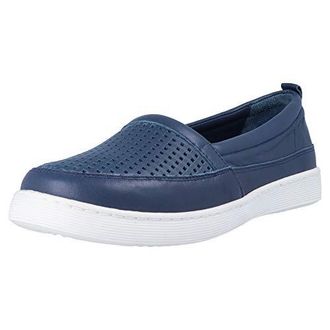 Andrea Conti Femme 0025745 Mocassin, Jean Bleu, 36 EU