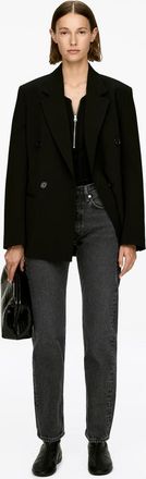 Arket SNOW Straight Jeans -Schwarz