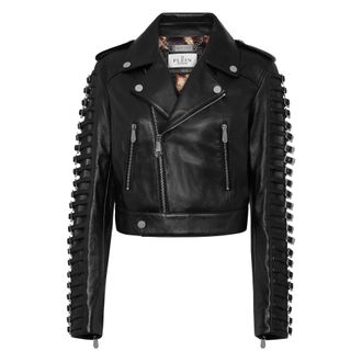 Philipp Plein Damen, Jacken, Schwarzk, MGr&ouml;&szlig;e