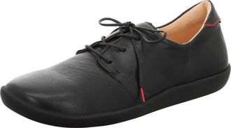 Think Damen Nature chromfrei gegerbte nachhaltige Halbschuhe, SCHWARZ/Kombi 0000