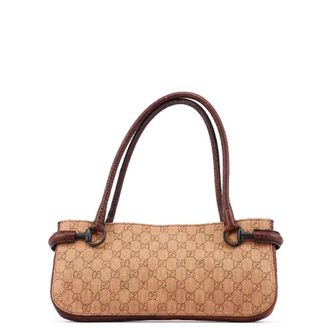 Gucci Pre-owned Cuir sacs-gucci - Femme - Pre-owned - Beige - Taille: ONE Size