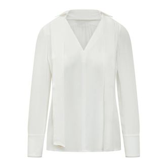 Elisabetta Franchi Damen, Blusen & Hemden, Wei&szlig;, MGr&ouml;&szlig;e