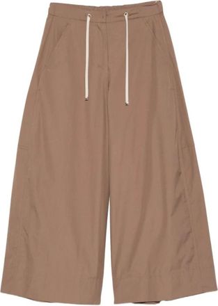 Max Mara Femme, Pantalons, Brun, Taille: 36 FR Wide Pantalons