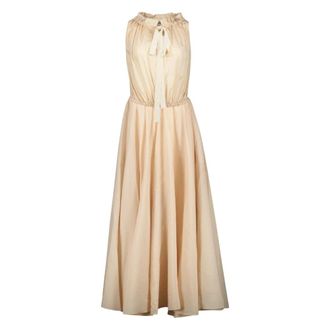 Patou Gestreiftes Seiden-Maxikleid - - Dresses - Damen - Mehrfarbig - M