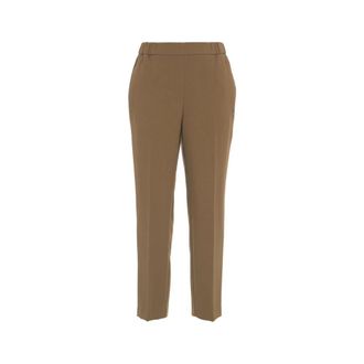 ottod'Ame Braune Hose Aw24 Damenbekleidung - - Trousers - Damen - Beige - M