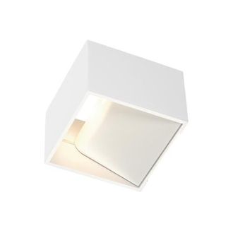 SLV Logs in Lampe murale, aluminium, blanc