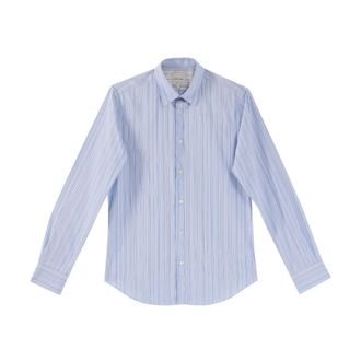 Paul Smith Slim Fit Multistreifen Langarmhemd - - Shirts - Herren - Blau - L