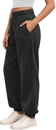 Generic Pantalon de Jogging Taille Haute pour Femme, Pantalon de Jogging Ample Y2k avec Poches, Pantalon de Sport dhiver et dautomne pour entra&icirc;nement n20