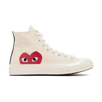 Comme Des Gar&ccedil;ons Chuck Taylor All Star High Top - Homme - Chaussures - Blanc - Taille: 42 EU