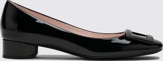 Roger Vivier Ballerinas aus Lackleder mit runder Zehenkappe und Logoplakette