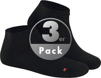 Hudson Herren Sneakersocken schwarz Baumwolle & Mix unifarben