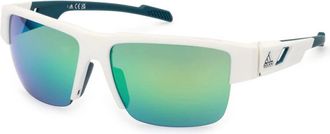 adidas unisex, Accessoires, Blanc, Taille: ONE Size Sp0070 Sport Lunettes de soleil
