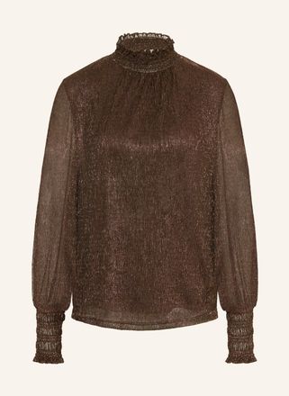Mos Mosh Mos Mosh Blusenshirt Mmximena Mit Glitzergarn braun
