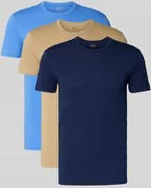 Ralph Lauren Slim Fit T-Shirt aus reiner Baumwolle im 3er-Pack