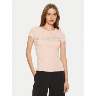 Guess T-Shirt V4BI16 KCIV1 Rosa Regular Fit